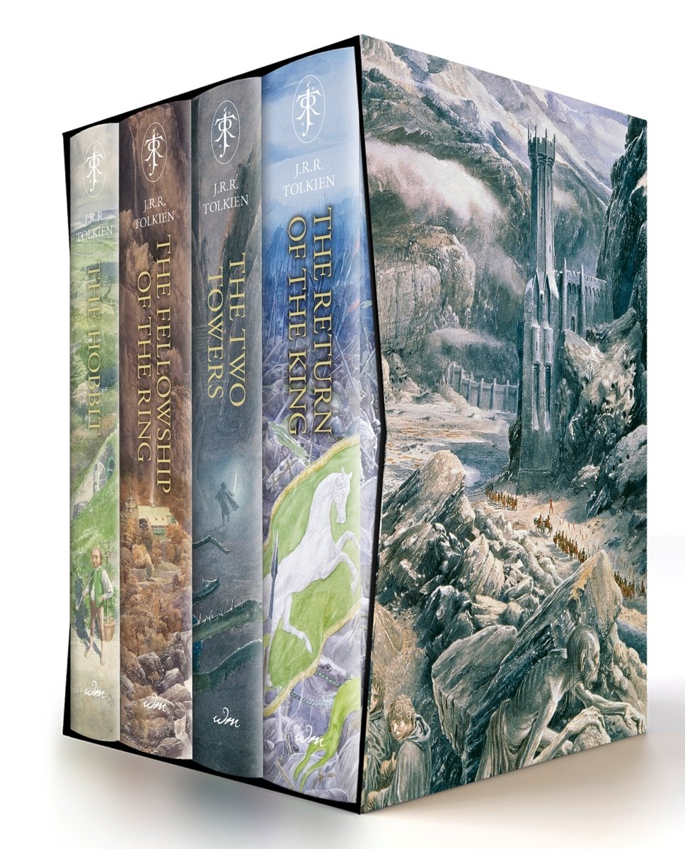 The Hobbit & The Lord of the Rings Illustrated by Alan Lee Box Set a ...
