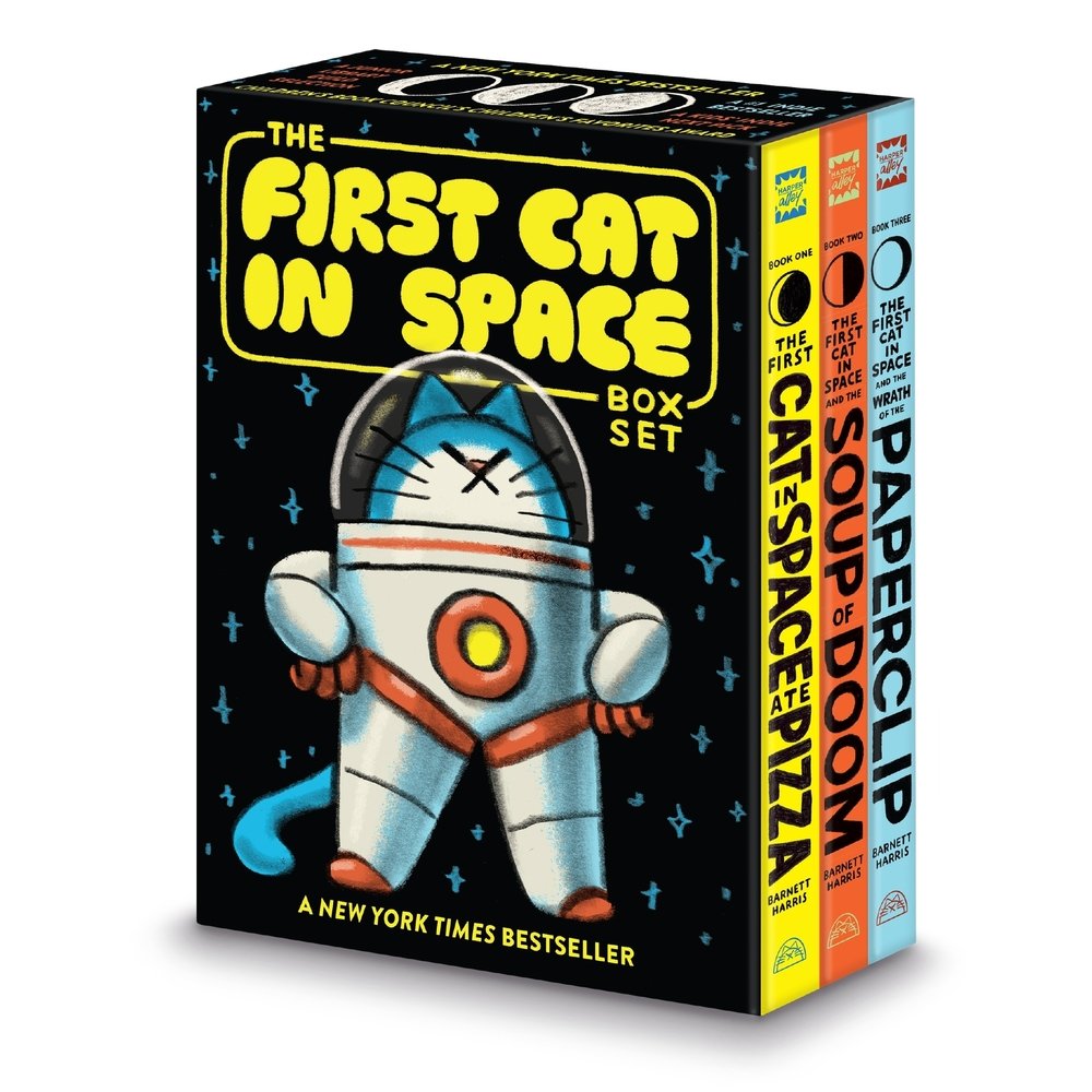 The First Cat in Space 3-Book Box Set a book by Mac Barnett and Shawn ...