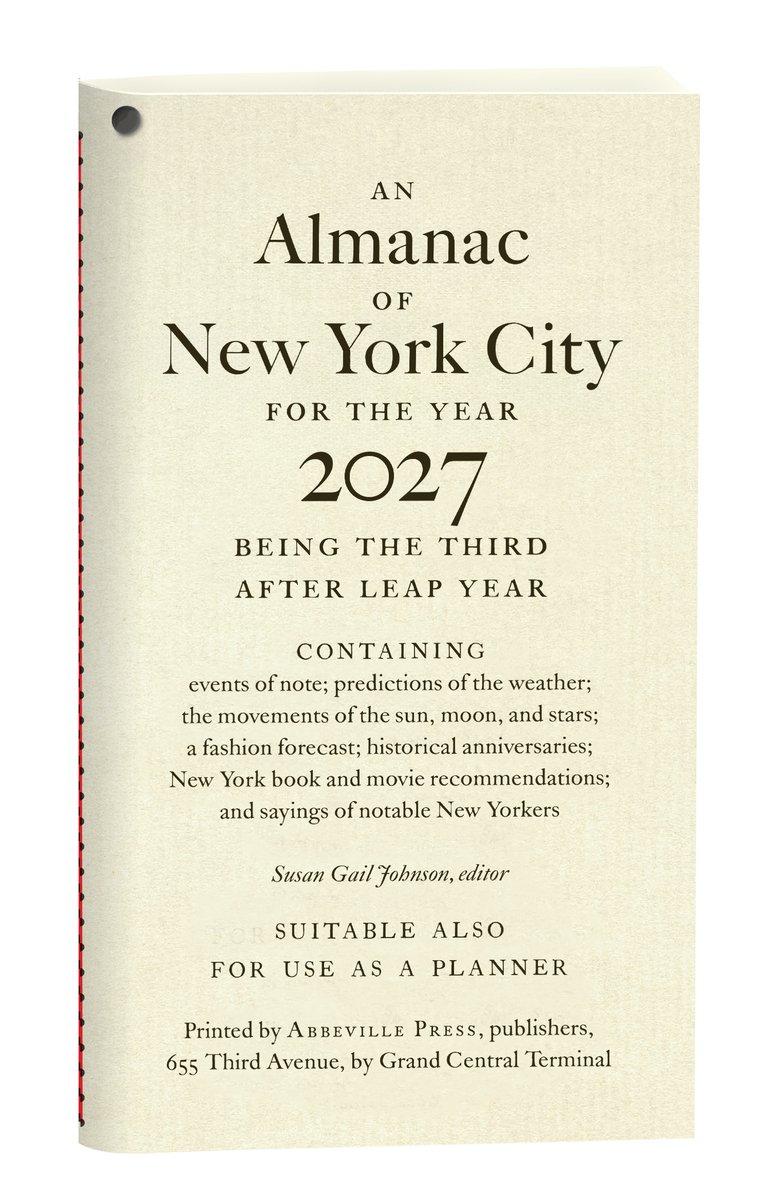 An Almanac of New York City for the Year 2027 a book by Susan Gail ...