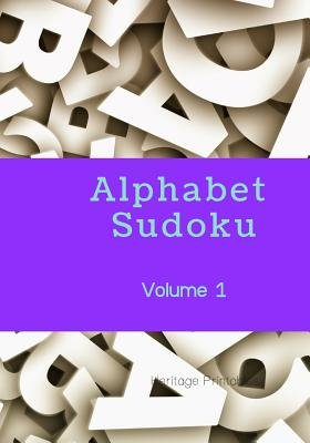 Alphabet Sudoku Volume 1 a book by Heritage Printables - Bookshop.org US