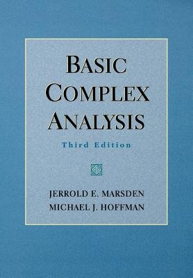 Basic Complex Analysis a book by Jerrold E. Marsden and Michael J. Hoffman