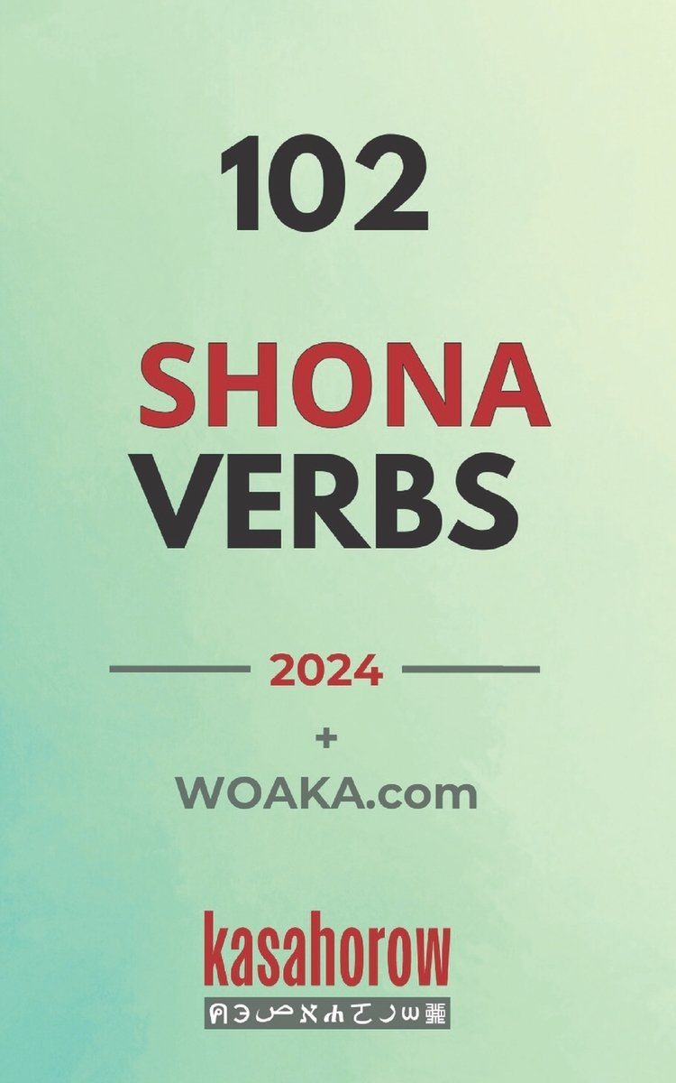 102 Shona Verbs a book by Shona Kasahorow - Bookshop.org US