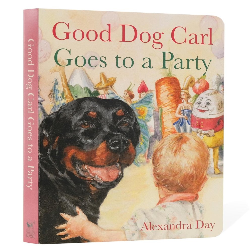 Good Dog Carl Goes to a Party Board Book a book by Alexandra Day ...