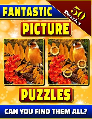 Fantastic Picture Puzzles: Spot the Difference Book for Adults. Picture ...