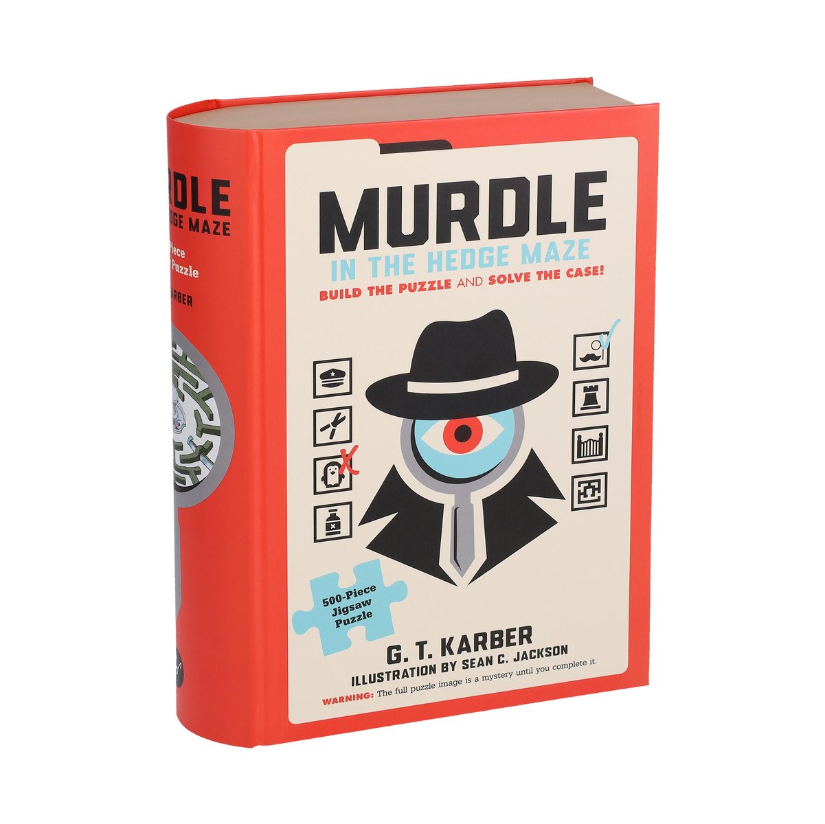 Murdle in the Hedge Maze 500-Piece Jigsaw Puzzle a book by G T Karber ...