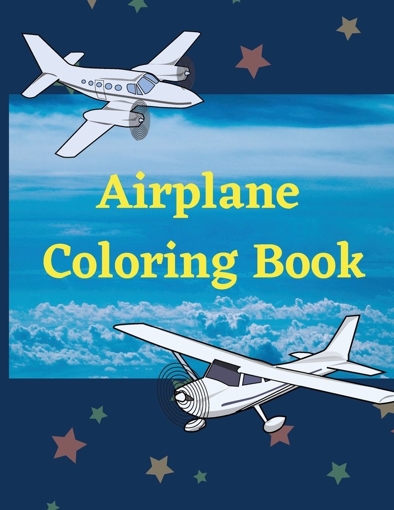 Airplane Coloring Book a book by Radu Key - Bookshop.org US