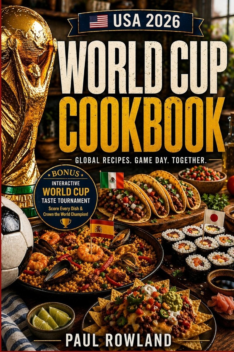 USA 2026 World Cup Cookbook a book by Paul Rowland - Bookshop.org US