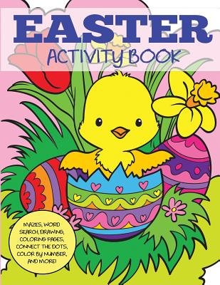 Easter Activity Book: Mazes, Word Search, Drawing, Coloring Pages ...