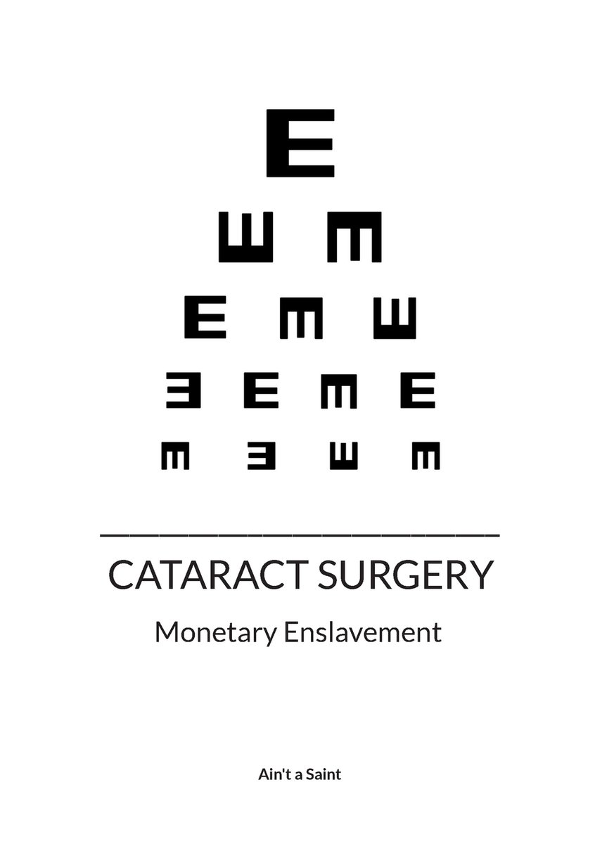 Cataract surgery a book by Ain't A Saint - Bookshop.org US