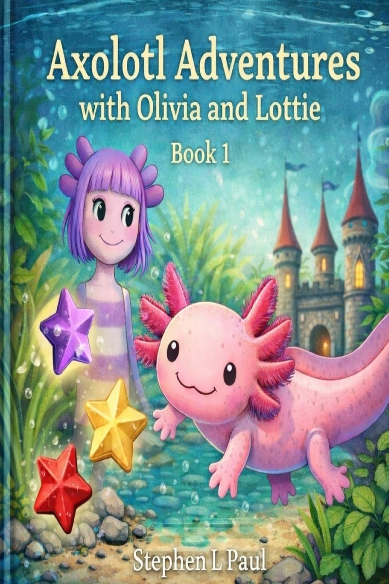 Axolotl Adventures with Olivia and Lottie a book by Stephen L Paul ...