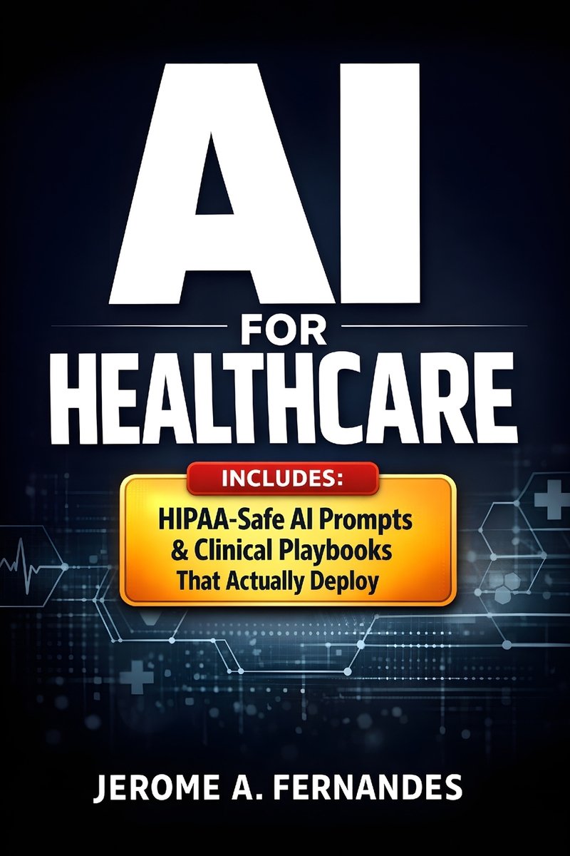 AI for Healthcare a book by Jerome A Fernandes - Bookshop.org US