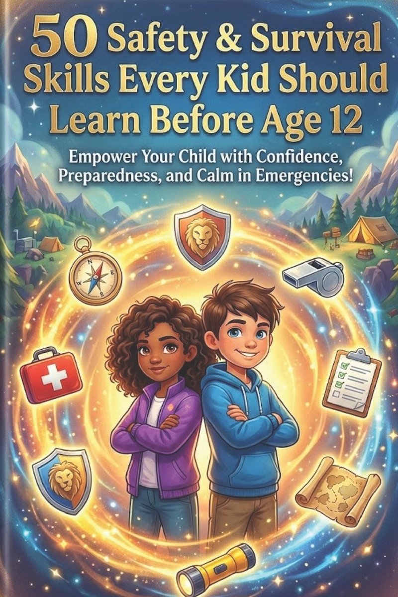 50 Safety & Survival Skills Every Kid Should Learn Before Age 12 a book ...