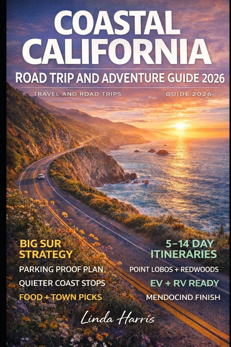 Coastal California Road Trip And Adventure Guide 2026 a book by Linda ...