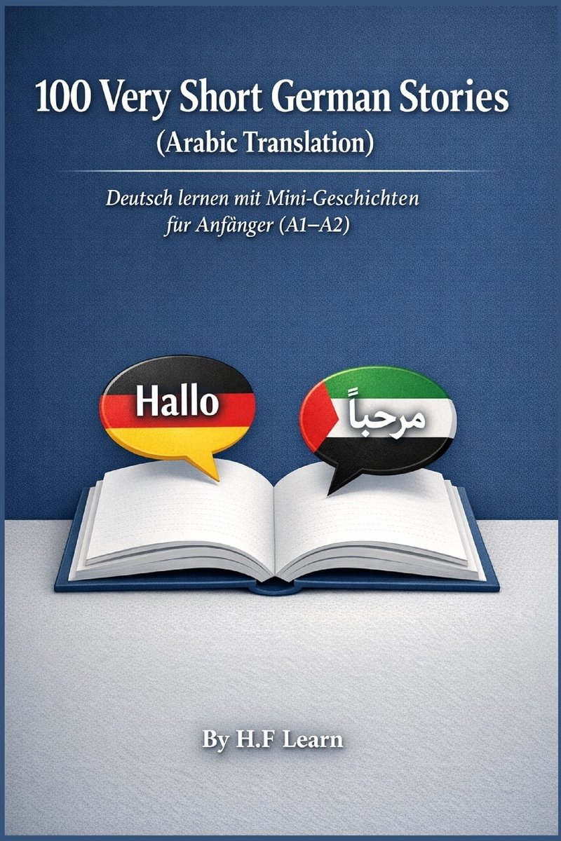 100 Very Short German Stories (Arabic Translation) a book by H F Learn ...