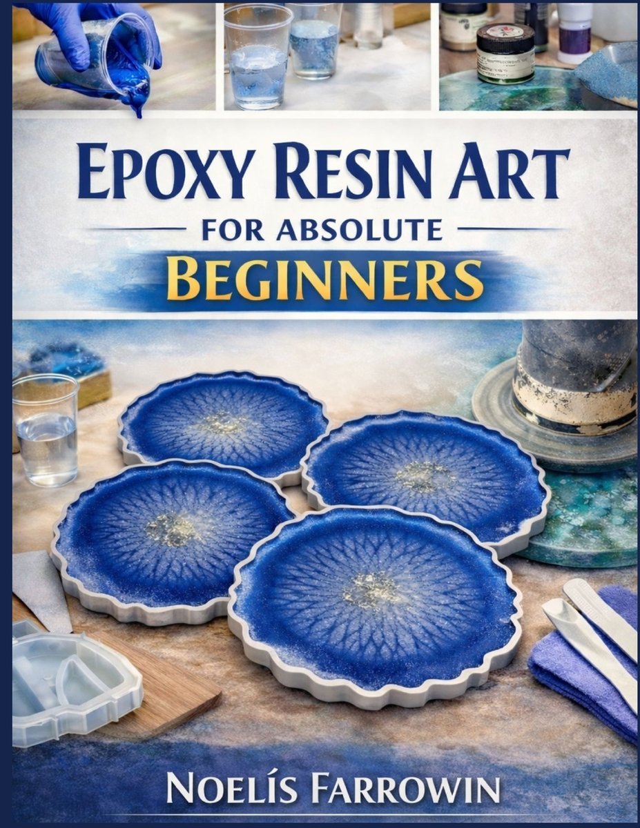 Epoxy Resin Art for Absolute Beginners a book by Noelis Farrowin ...