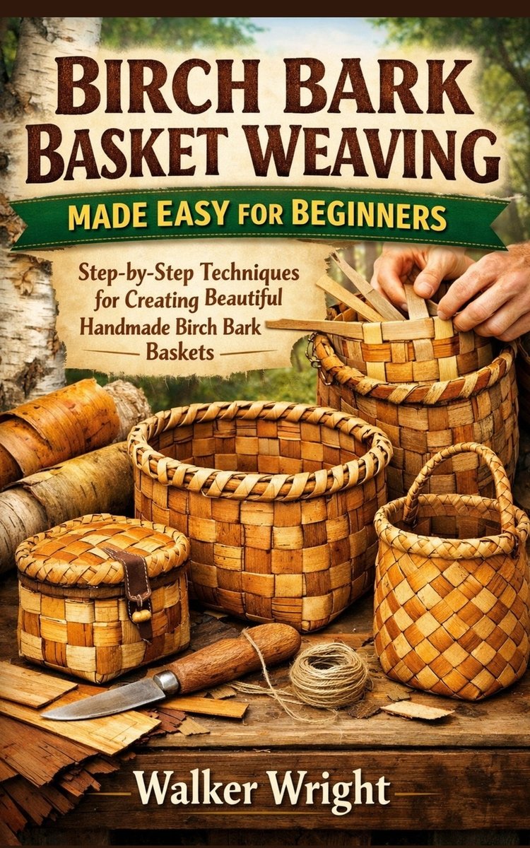 Birch Bark Basket Weaving Made Easy for Beginners a book by Walker ...