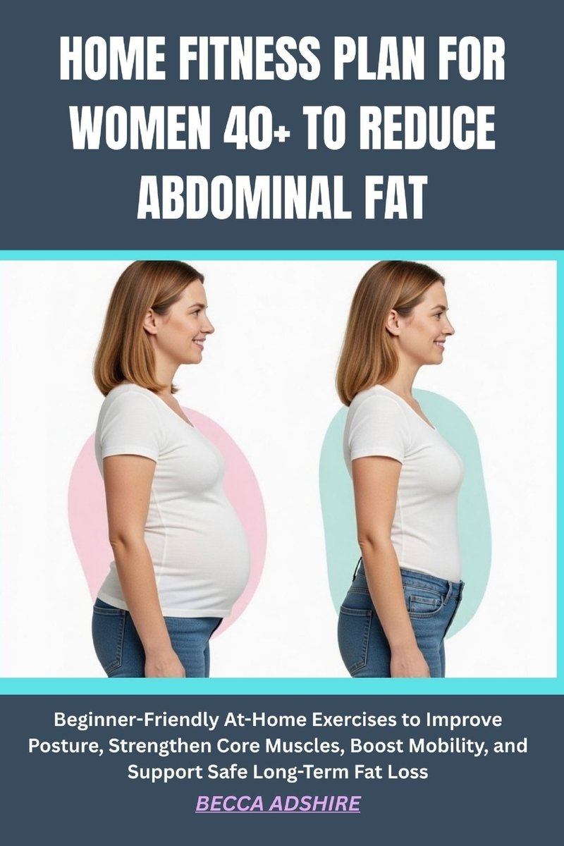 Home Fitness Plan for Women 40+ to Reduce Abdominal Fat a book by Becca ...
