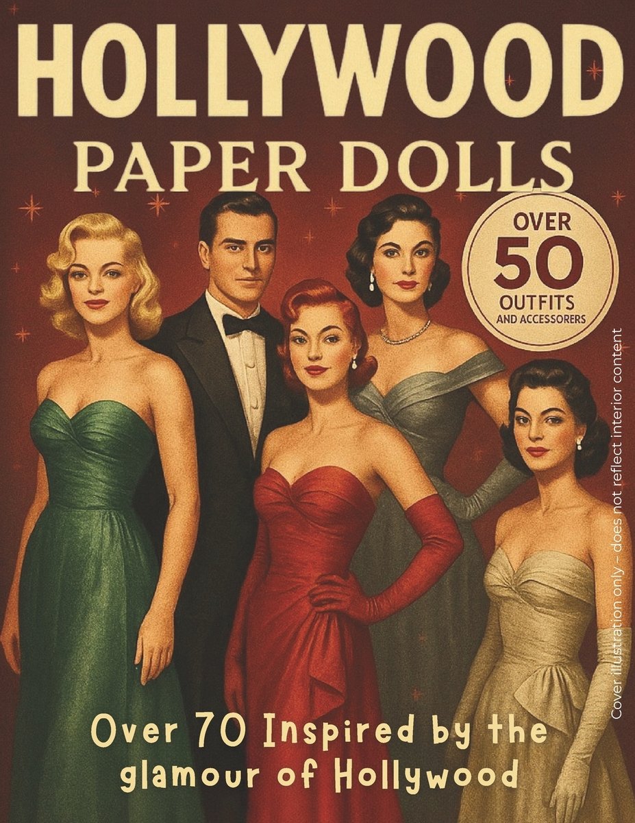 Hollywood inspired paper dolls - Iconic Stars Collection a book by ...