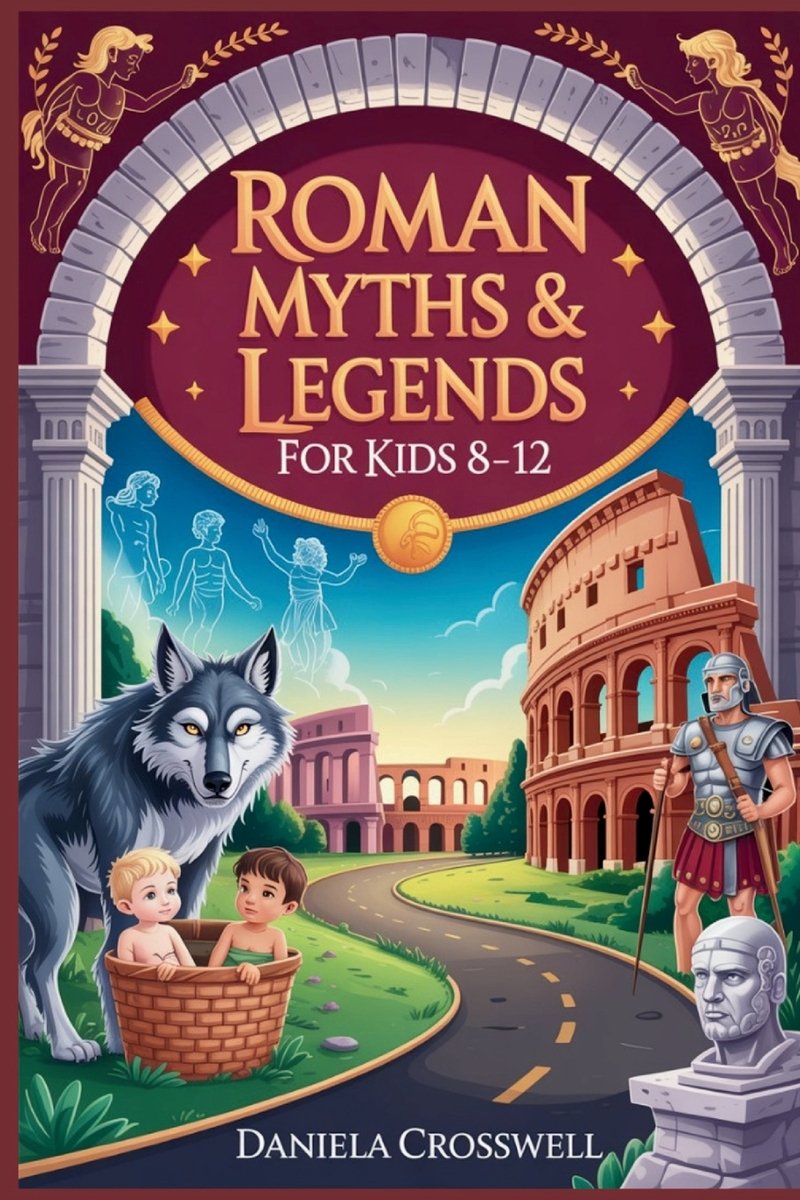 Roman Myths & Legends for Kids Ages 8-12 a book by Daniela Crosswell ...