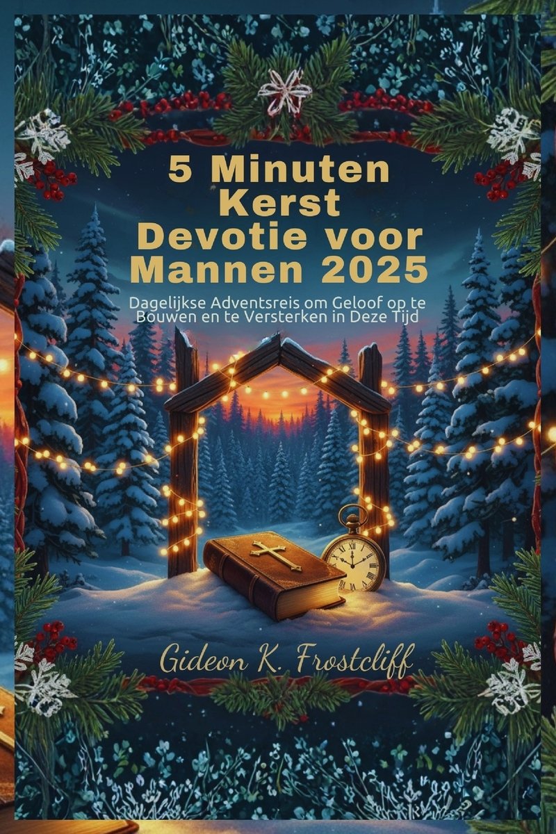 5 Minuten Kerst Devotie voor Mannen 2025 a book by Gideon K Frostcliff ...