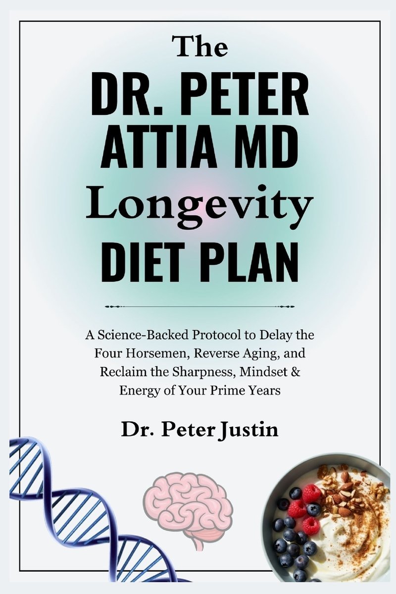 The Dr Peter Attia MD Longevity Diet Plan a book by Dr Peter Justin ...