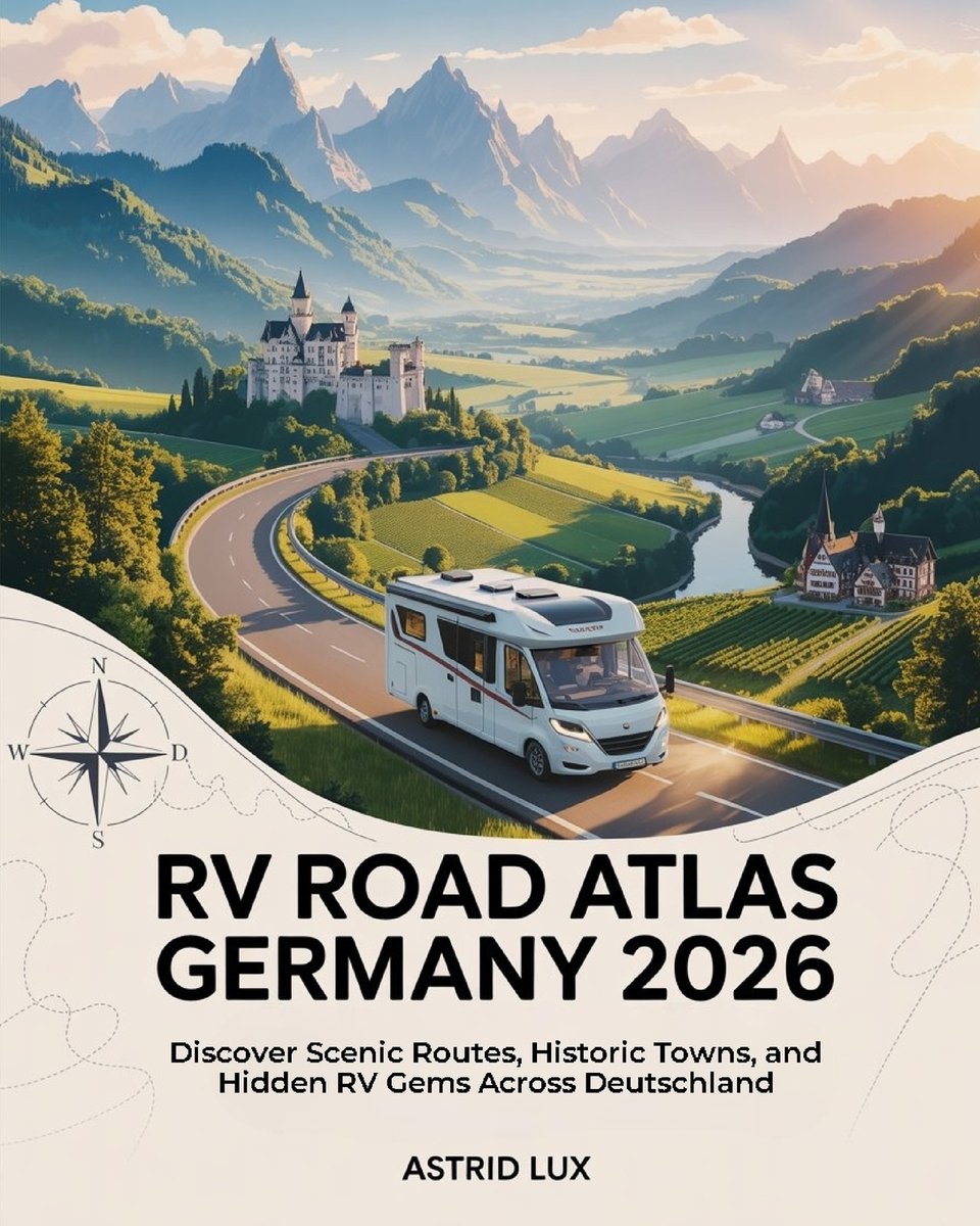 RV Road Atlas Germany 2026 a book by Astrid Lux - Bookshop.org US