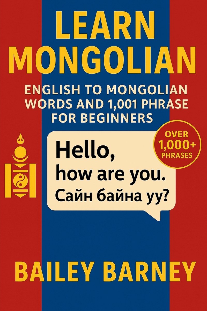 Learn Mongolian a book by Bailey Barney - Bookshop.org US