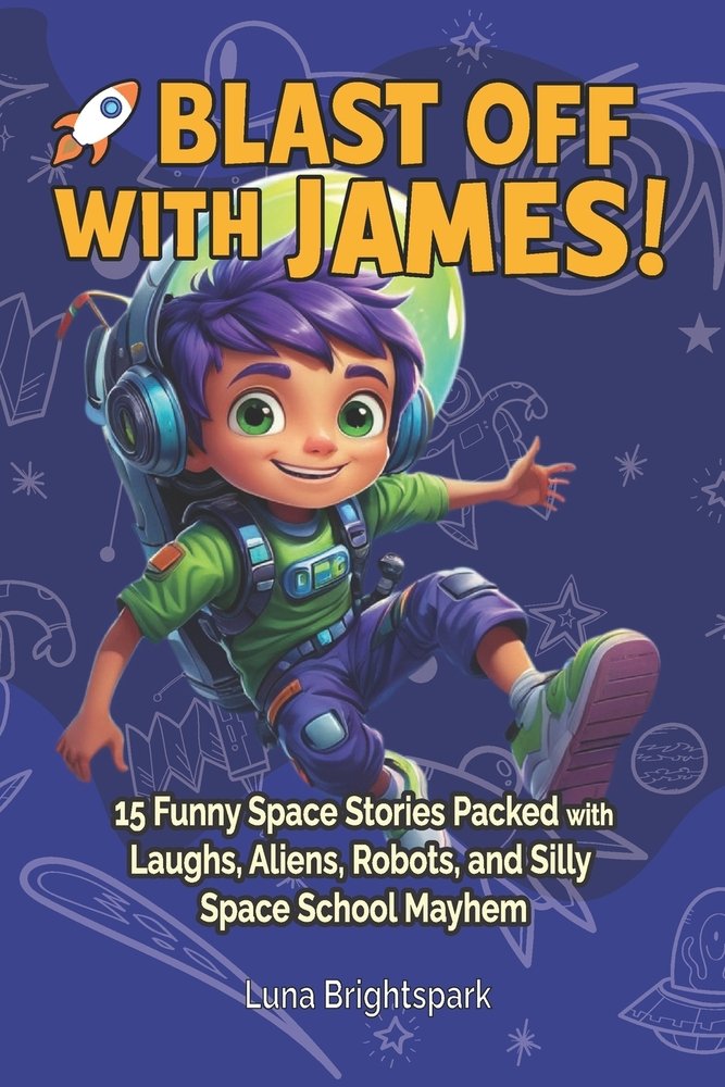 Blast Off with James! a book by Luna Brightspark - Bookshop.org US