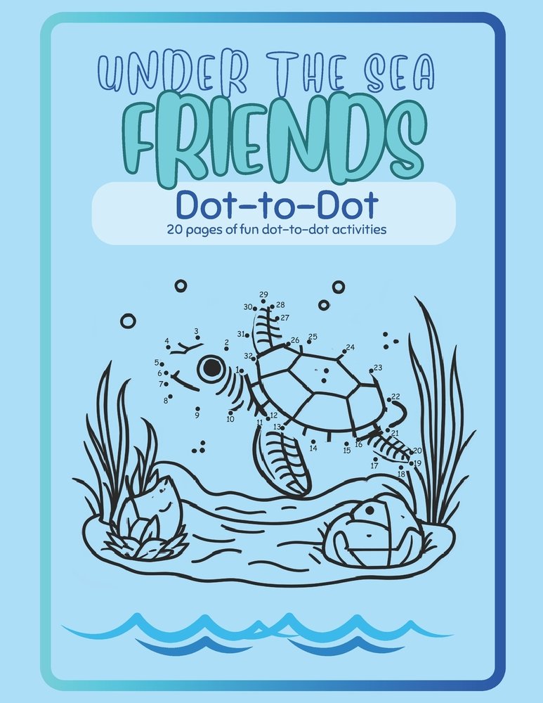 Under the Sea Friends Dot-to-Dot a book by Oz Mac - Bookshop.org US