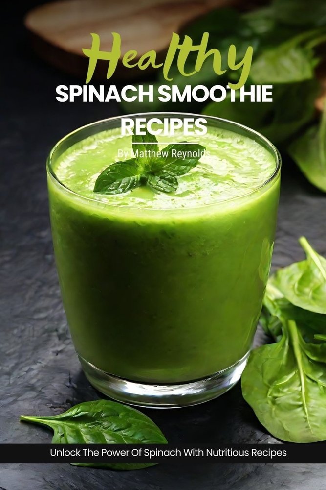 Healthy Spinach Smoothie Recipes a book by Matthew Reynolds - Bookshop ...