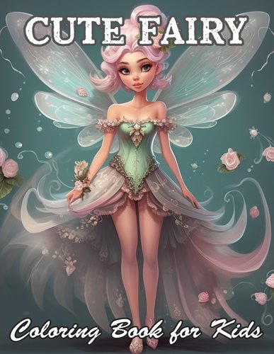 Cute Fairy Coloring Book for Kids: 100+ High-Quality and Unique ...