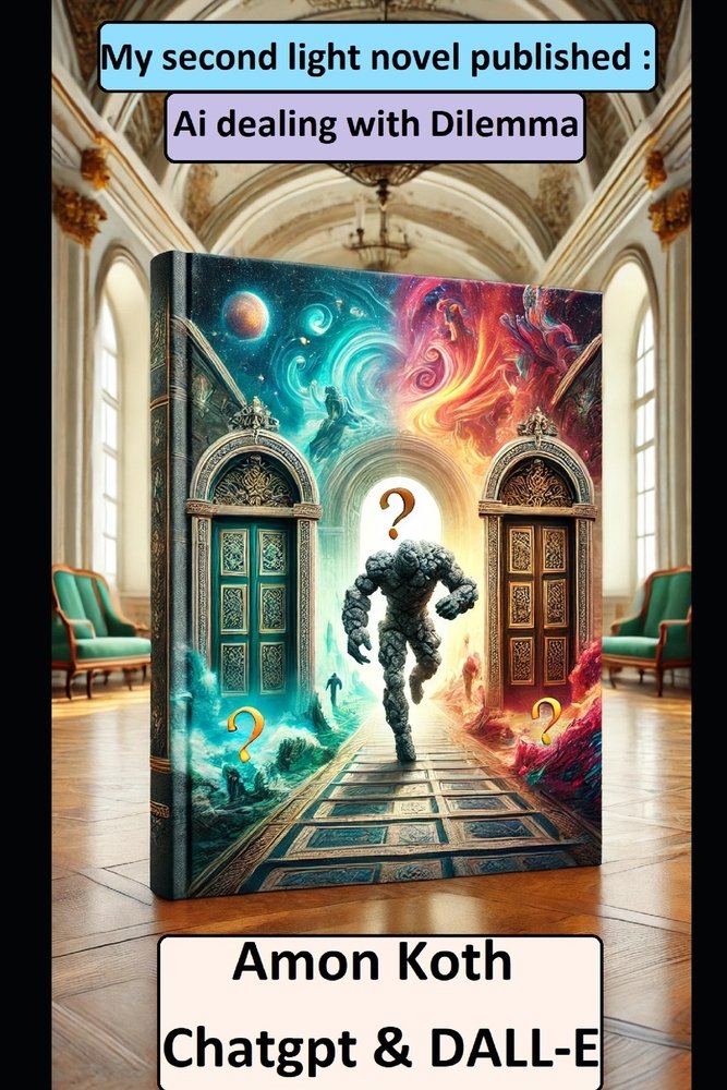 Second light novel published a book by Dall-E Openai, Chatgpt 4o, and ...