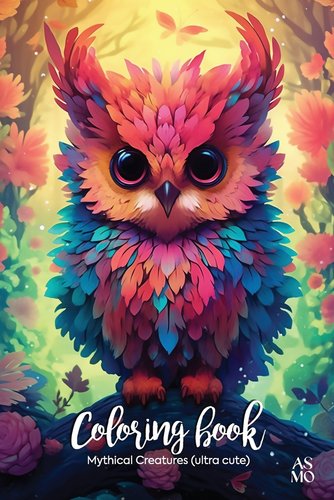 Coloring Book - Mythical Creatures (ultra cute) a book by Jane Mathew