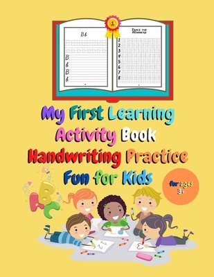 My First Learning Activity Book Handwriting Practice Fun For Kids ...