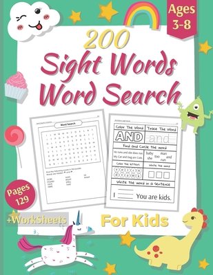 Sight Words Word Search for Kids: Workbook Includes Games, CVC ...