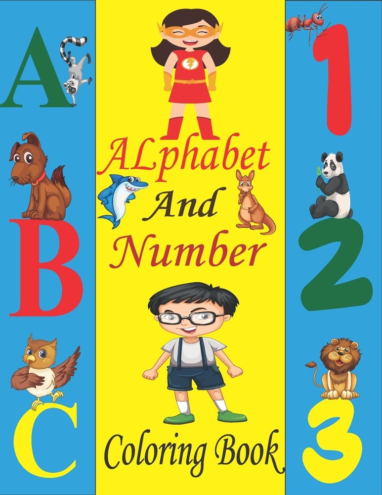 Alphabet and Number Coloring Book a book by Tfatef Toura - Bookshop.org US