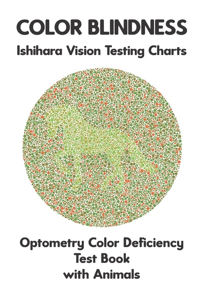 Color Blindness Test Book HYZIK Ishihara Eye Test Chart Book For Color ...