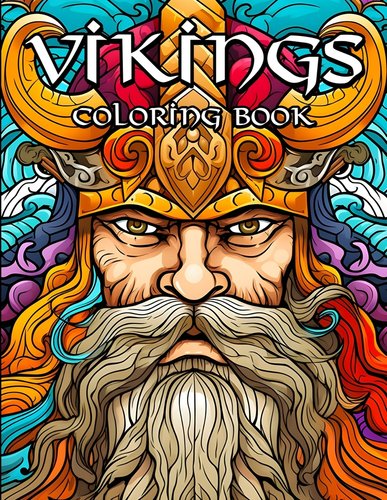 The Great Viking Coloring Book: Norse Warriors, Valhalla Runes and ...