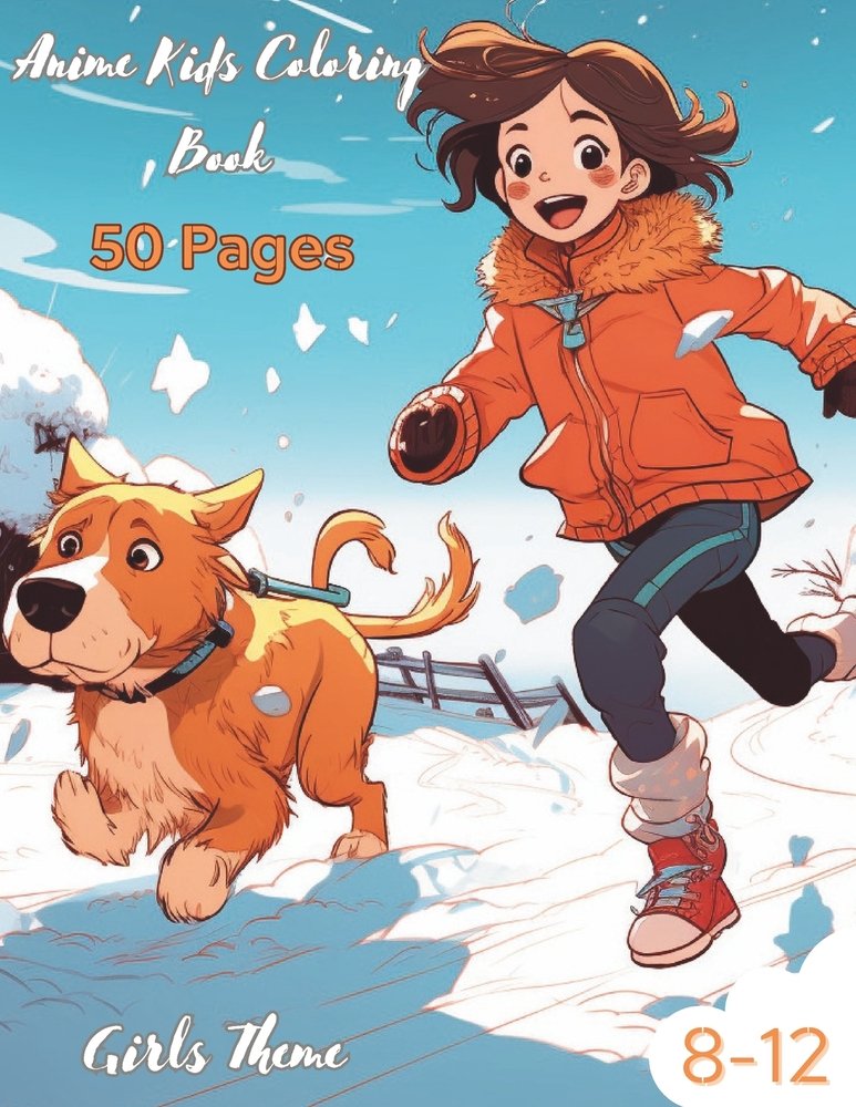 Anime Kids Coloring Book a book by Rainbow Ivy Imaginationink ...