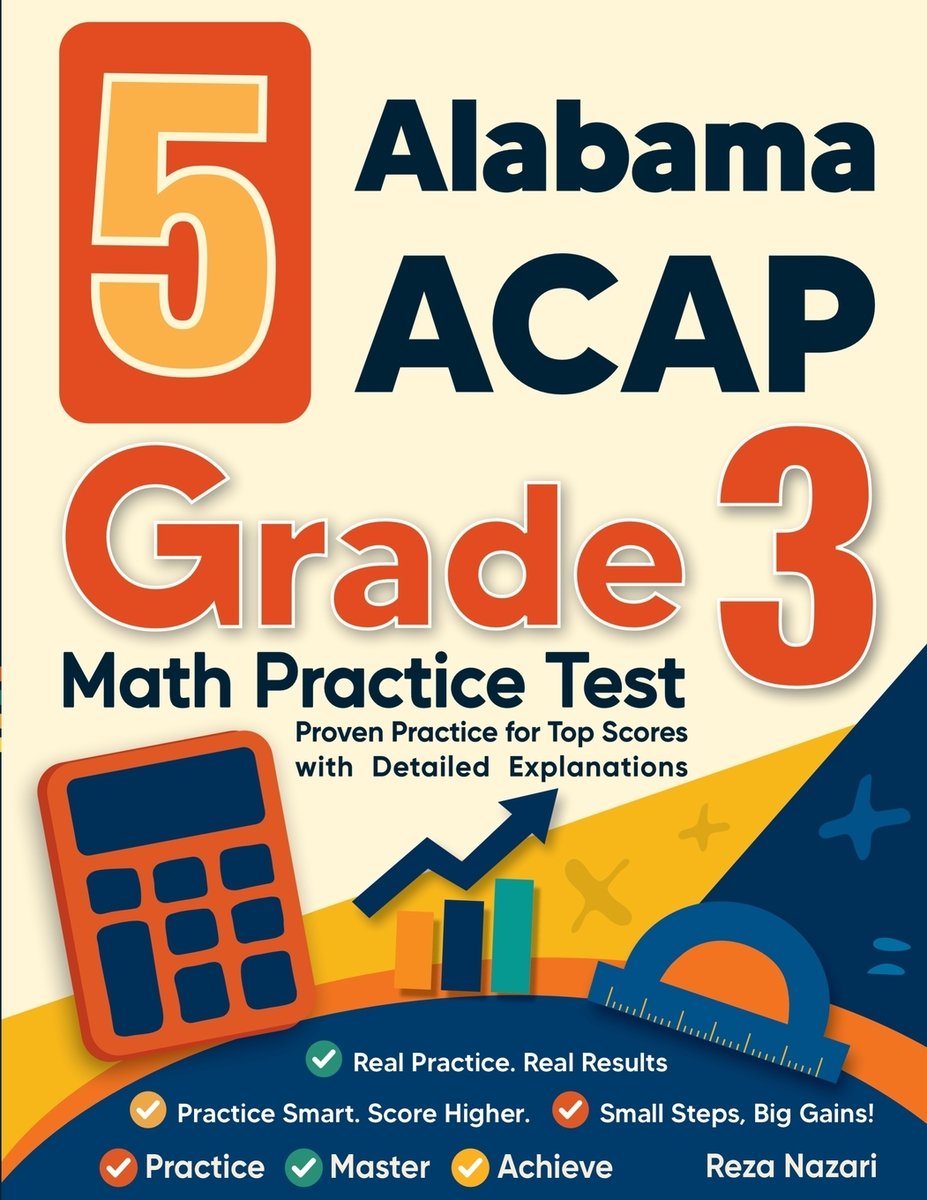 5 Alabama ACAP Grade 3 Math Practice Tests a book by Nazari - Bookshop ...