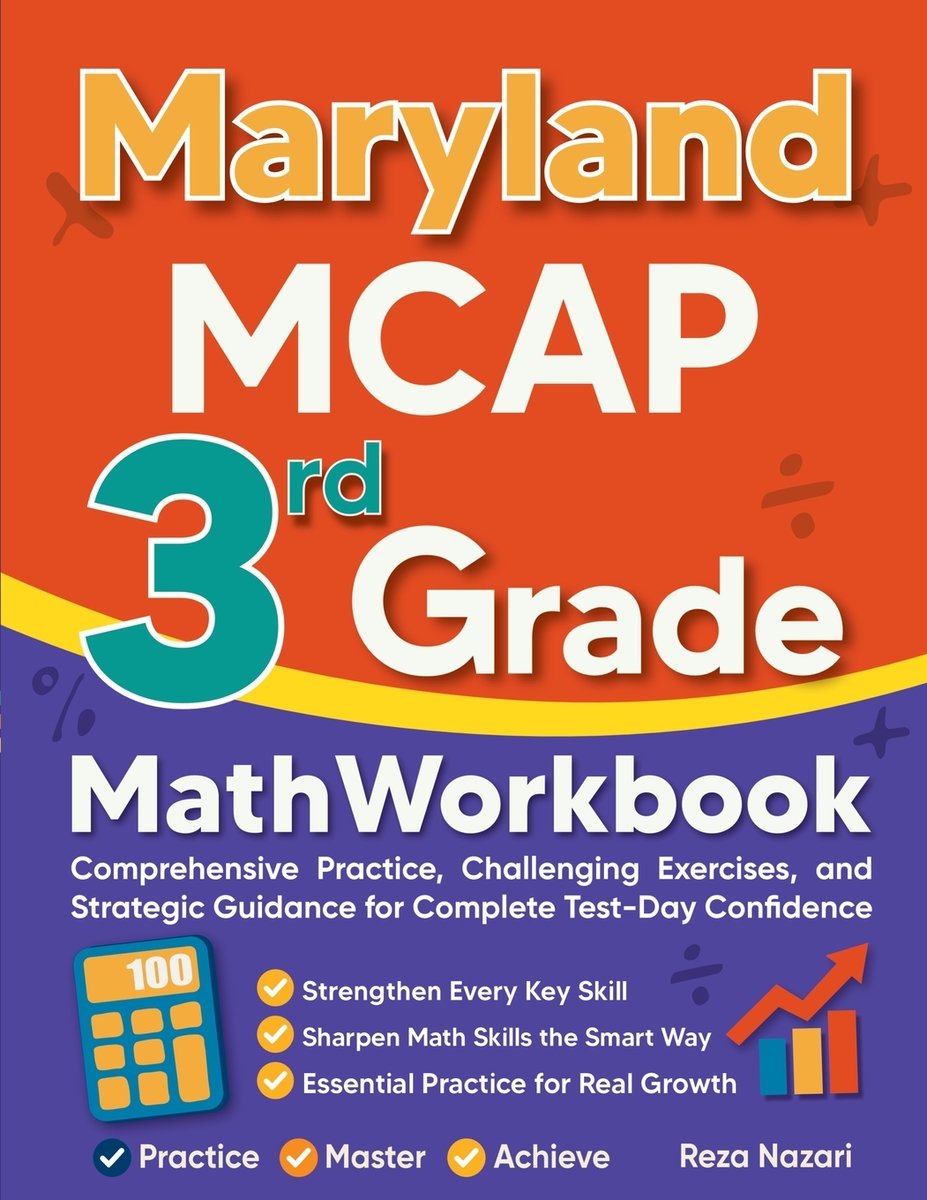 Maryland MCAP 3rd Grade Math Workbook a book by Reza Nazari - Bookshop ...